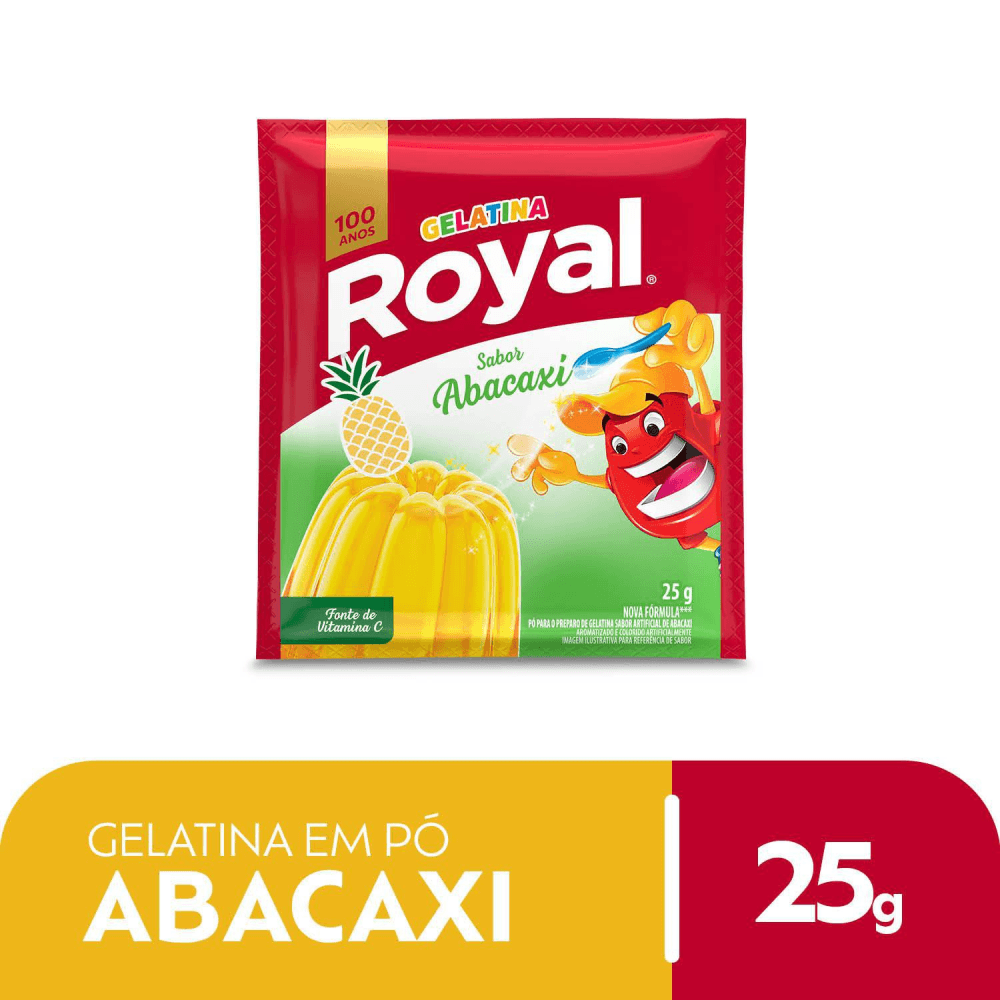 Gelatina Em Pó Royal Abacaxi - Dec Minas