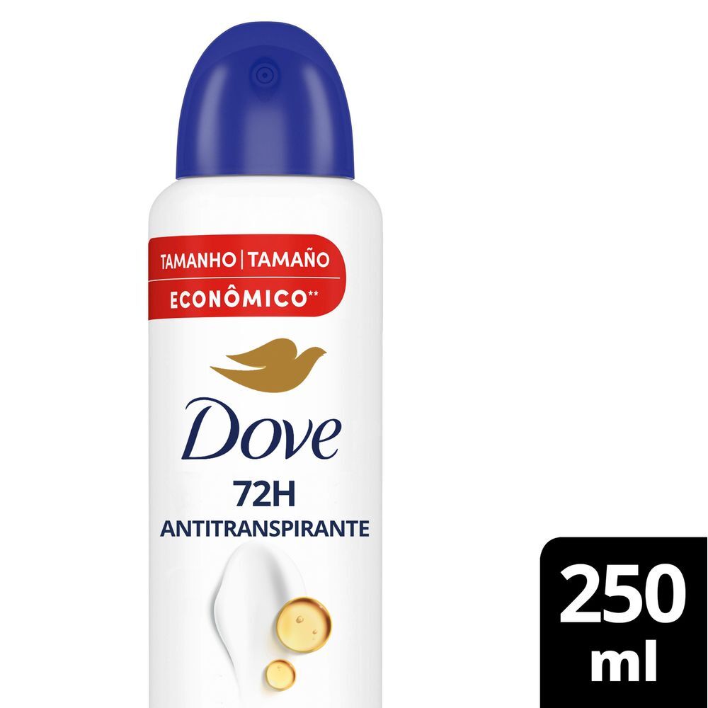 Desodorante Antitranspirante Aerosol Dove Original 250 ml - Dec Minas