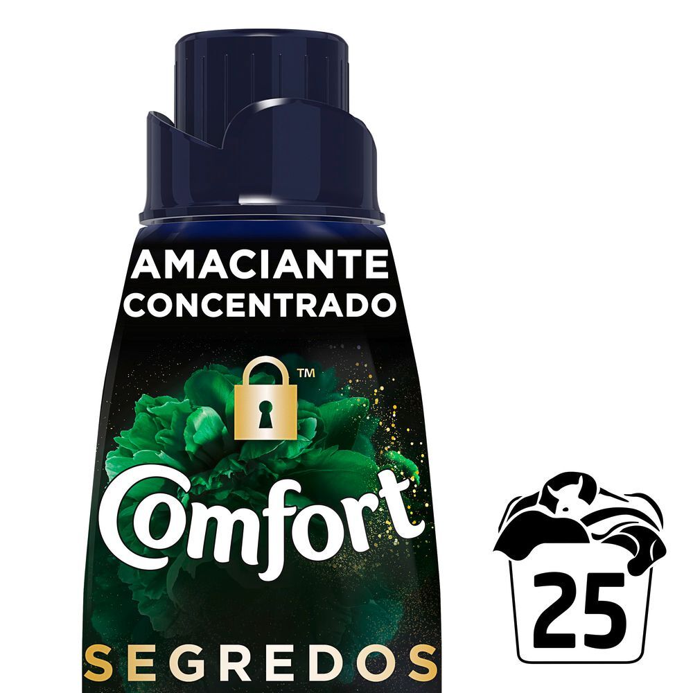 Amaciante de Roupa Concentrado 36 Comfort Segredos Frasco 500ml - Dec Minas