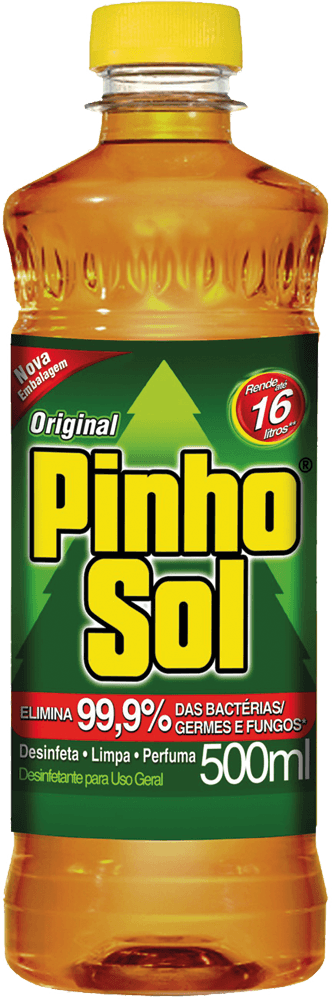 Desinfetante para Uso Geral Original Pinho Sol Frasco 500ml - Dec Minas