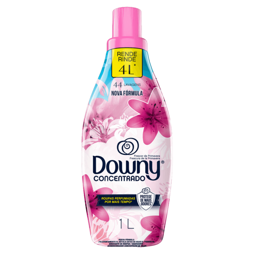 Amaciante de Roupa Concentrado Frescor da Primavera Downy Frasco 1l ...