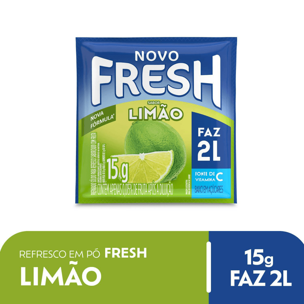 Refresco Em Pó Fresh Limão 15g
