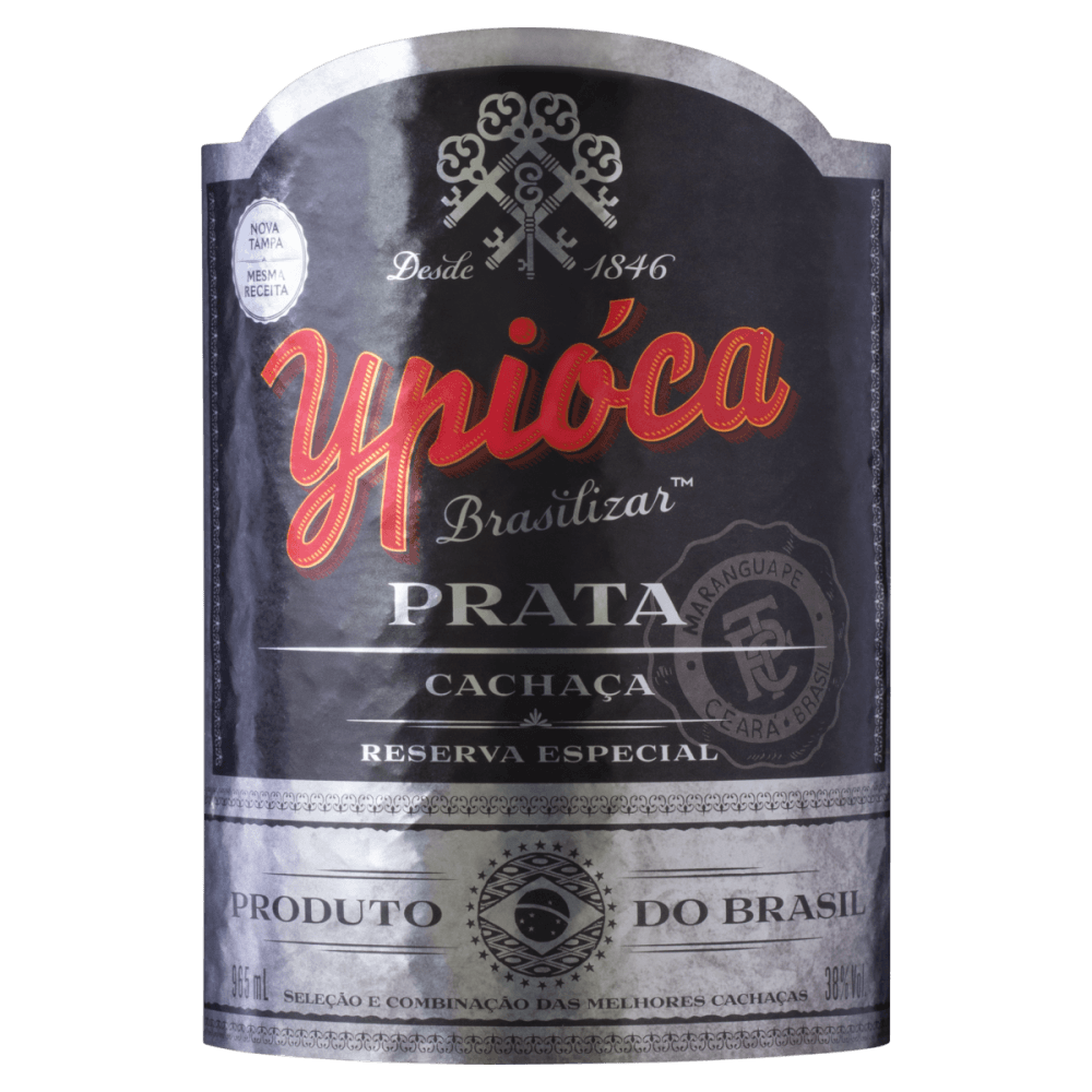 Cachaça Prata Ypióca Brasilizar Reserva Especial Garrafa 965ml - Dec Minas
