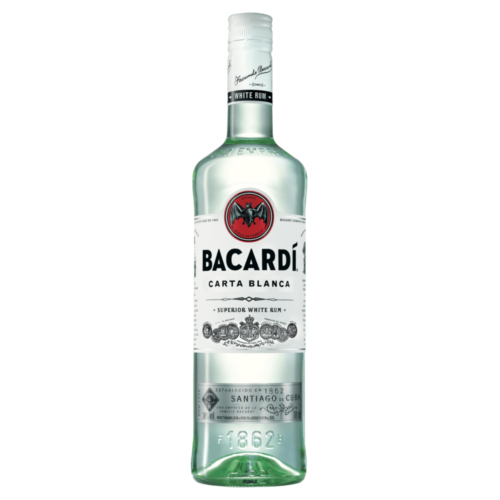 Rum Brasileiro Carta Branca Bacardí Garrafa 700ml - Dec Minas