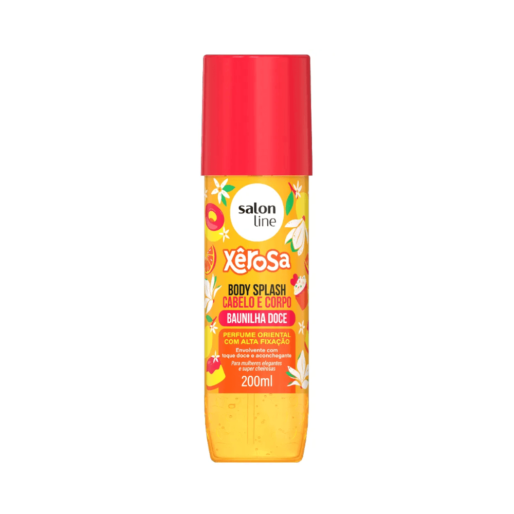 Body Splash Cabelo e Corpo Salon Line Xêrosa Baunilha Doce 200ml - Dec Minas